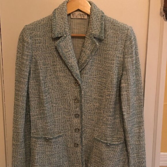 St. John Collection | Jackets & Coats | Gorgeous St John Mint Green ...